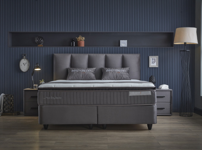 Opbergbed Birdy SKYBEDD Antraciet - Bedadviseur